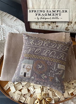 Spring Sampler Fragment – Needle and Flax