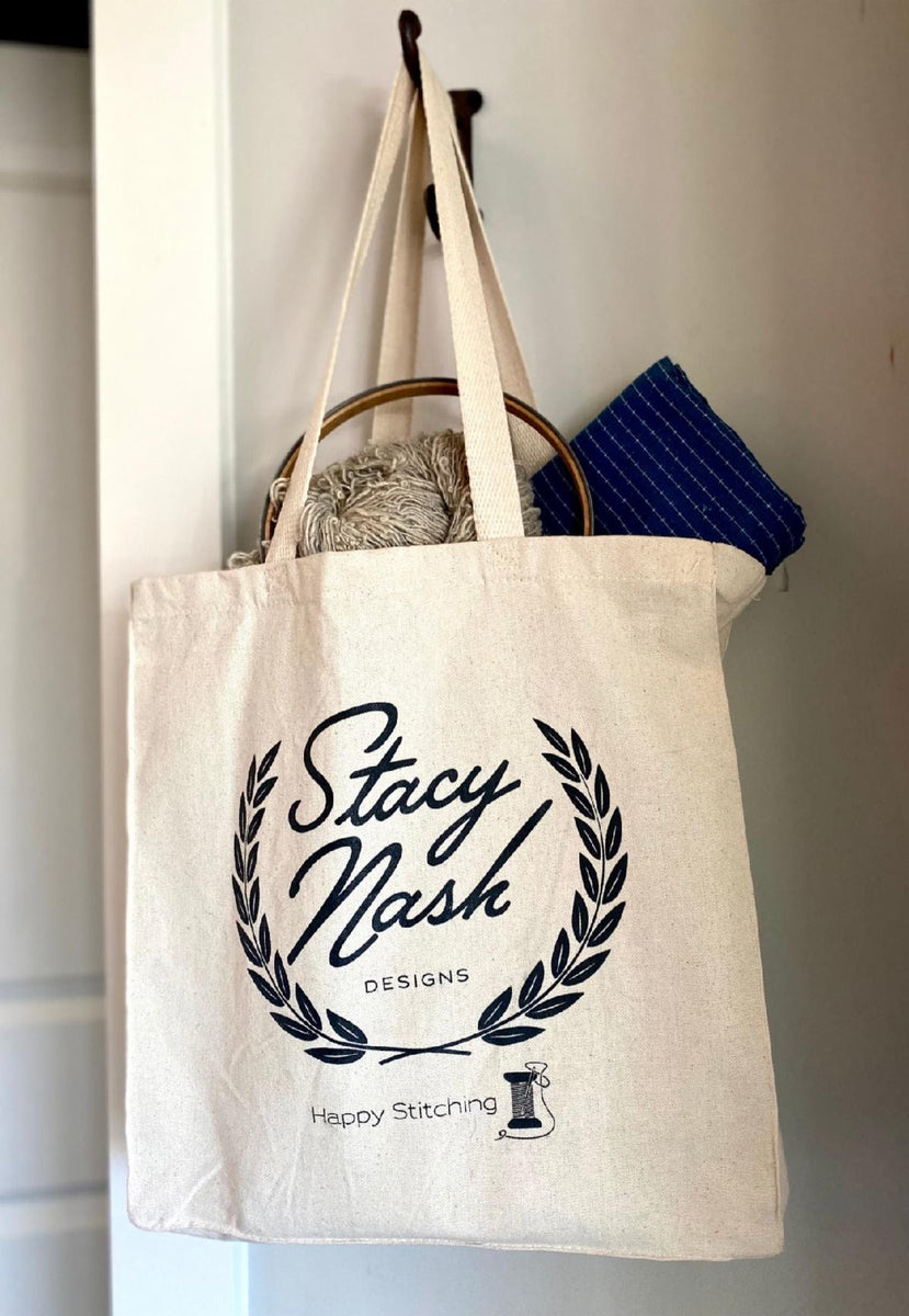 Stacy Nash Canvas Logo Tote Bag – Needle and Flax